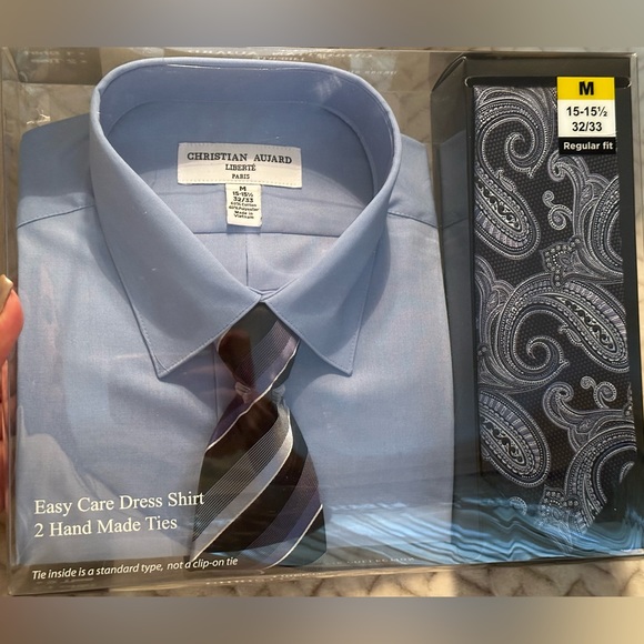 Christian Aujard | Shirts | New Christian Aujard Dress Shirt With 2 ...